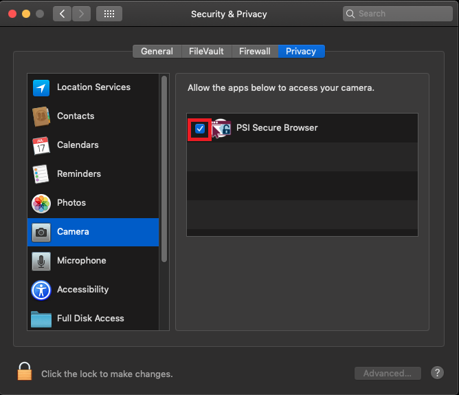 Rpnow Psi Secure Browser Would Like To Control This Computer Using Accessibility Features